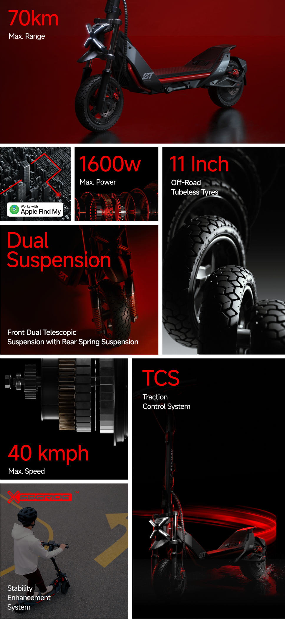 Segway ZT3 Pro eKickScooter | Fast, Powerful & Durable | Segway Canada