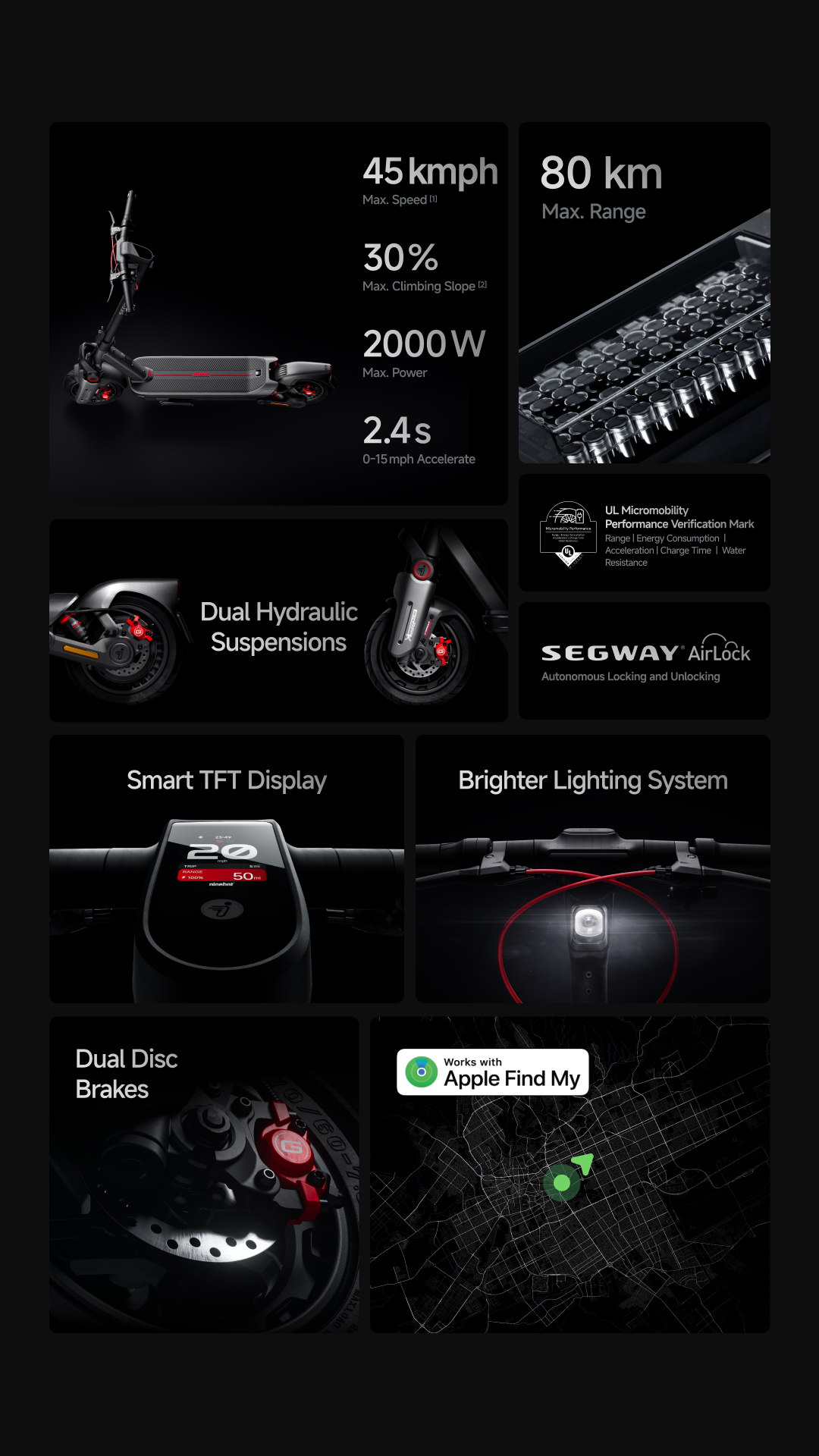 Segway Max G3 Electric Scooter Open Box | Like-New Quality