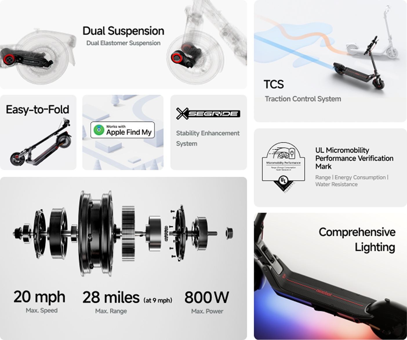 Segway E3 Electric Scooter | Lightweight, Long Range | Segway Canada