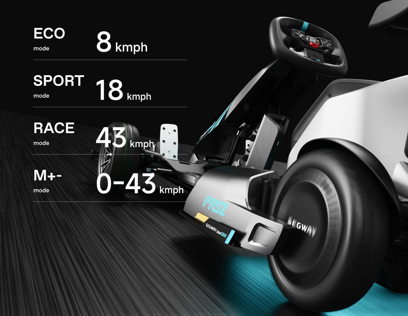 Segway GoKart Pro 2 | Immersive Gaming & Racing Experience | Segway Canada